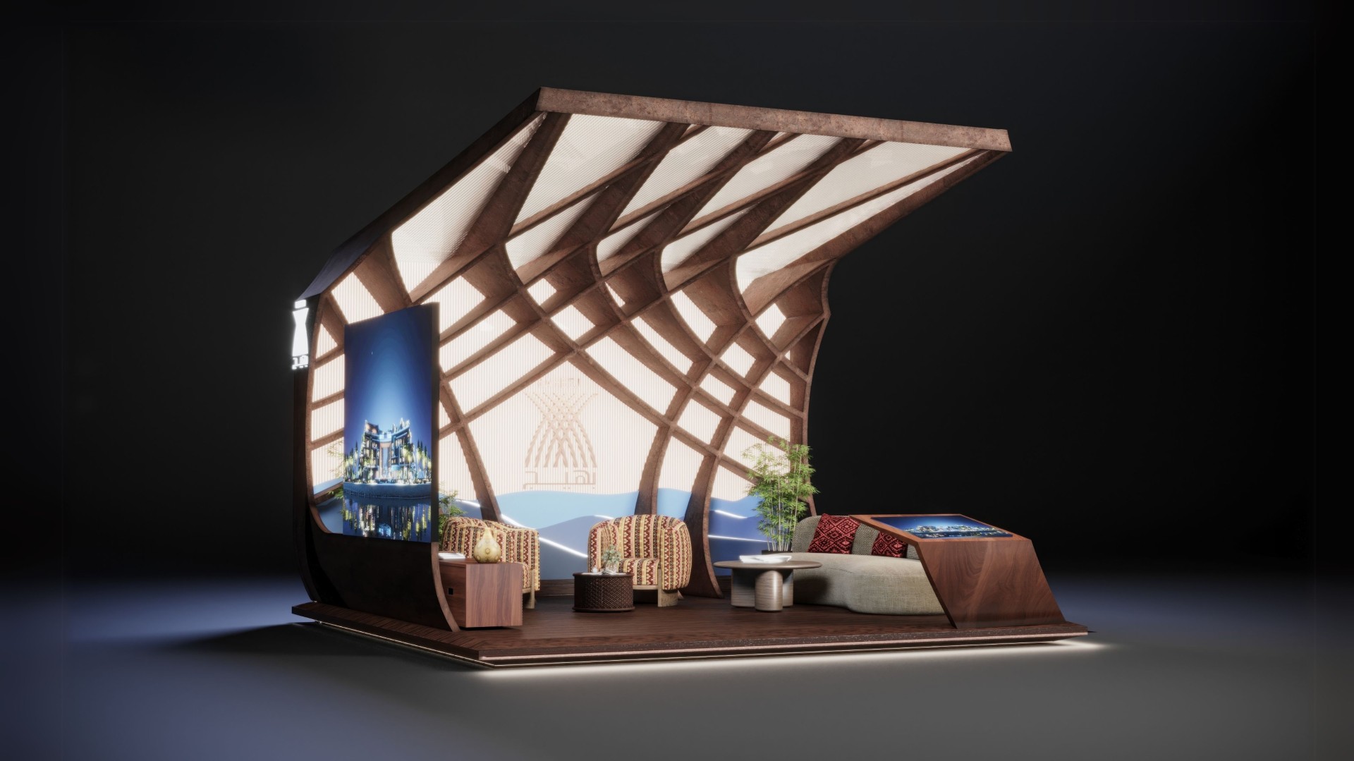 The stand design for BAHEEJ at the FHS 2024 - Spectrum